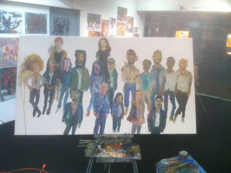 Painting Census #2 Painting by John Kilduff | Saatchi Art