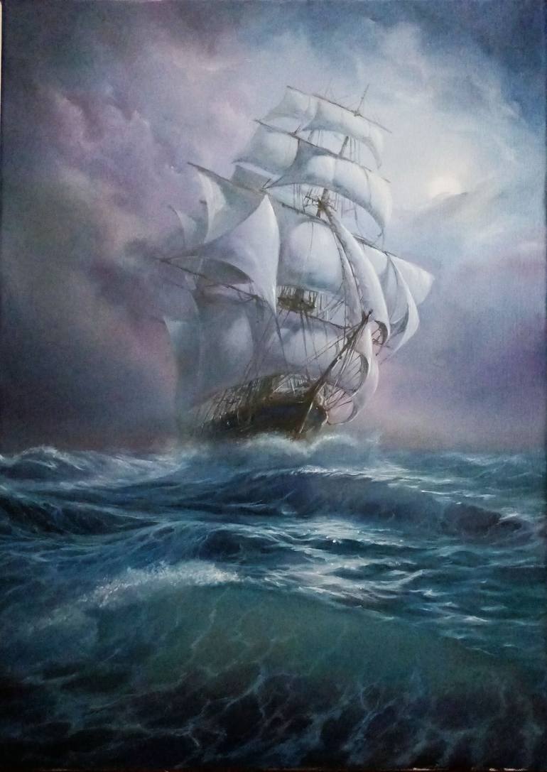 The Defiant Painting by Fedor Lantsov | Saatchi Art