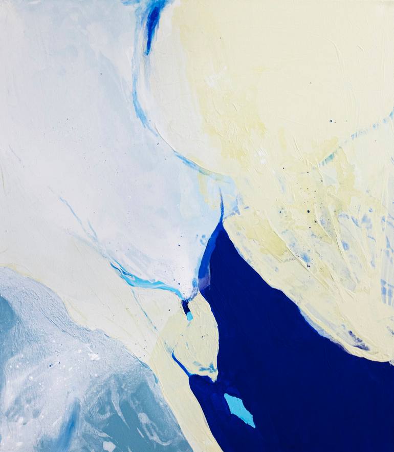 On the waves_05 Painting by Kseniia Lindegger | Saatchi Art