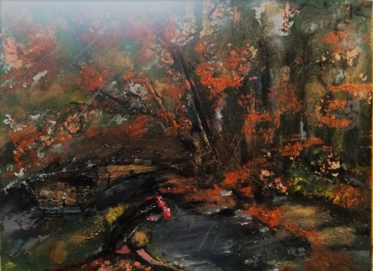 Nature dance Painting by Lorena Unc | Saatchi Art