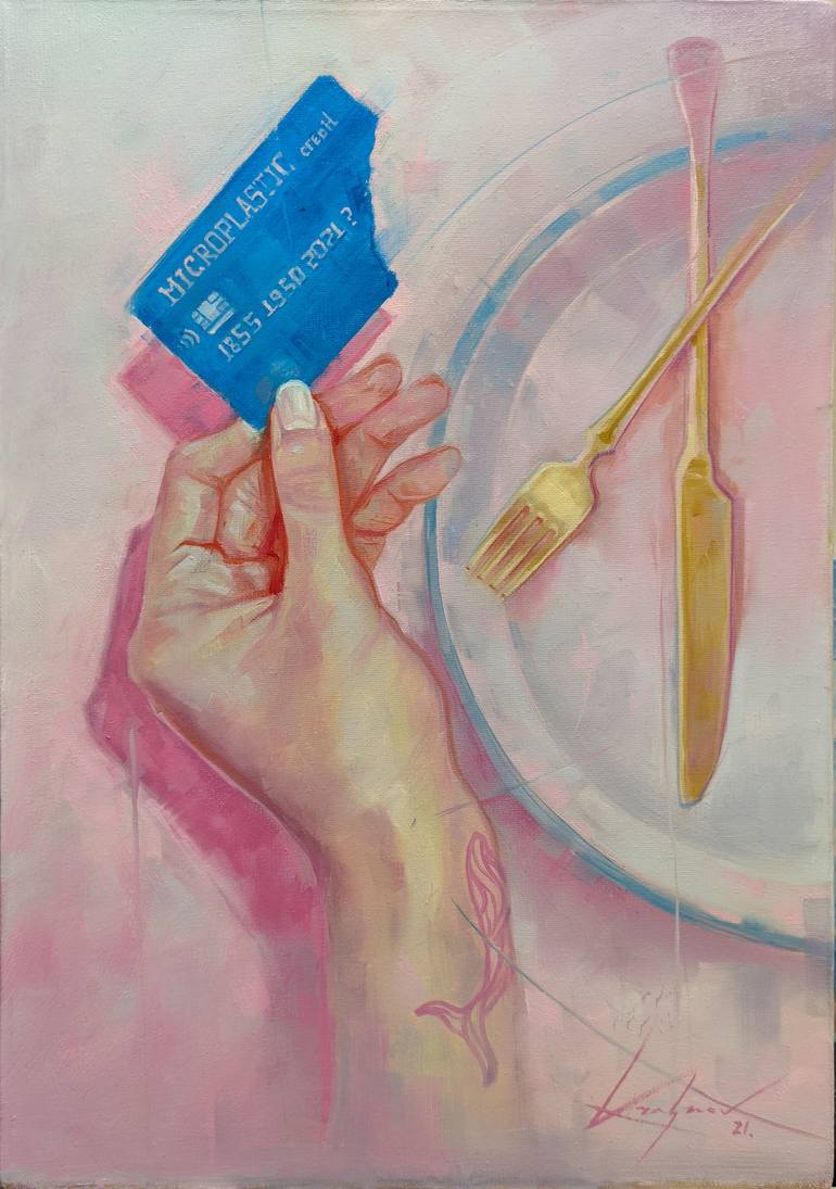 Microplastic Painting by Evgeny Krasnov | Saatchi Art