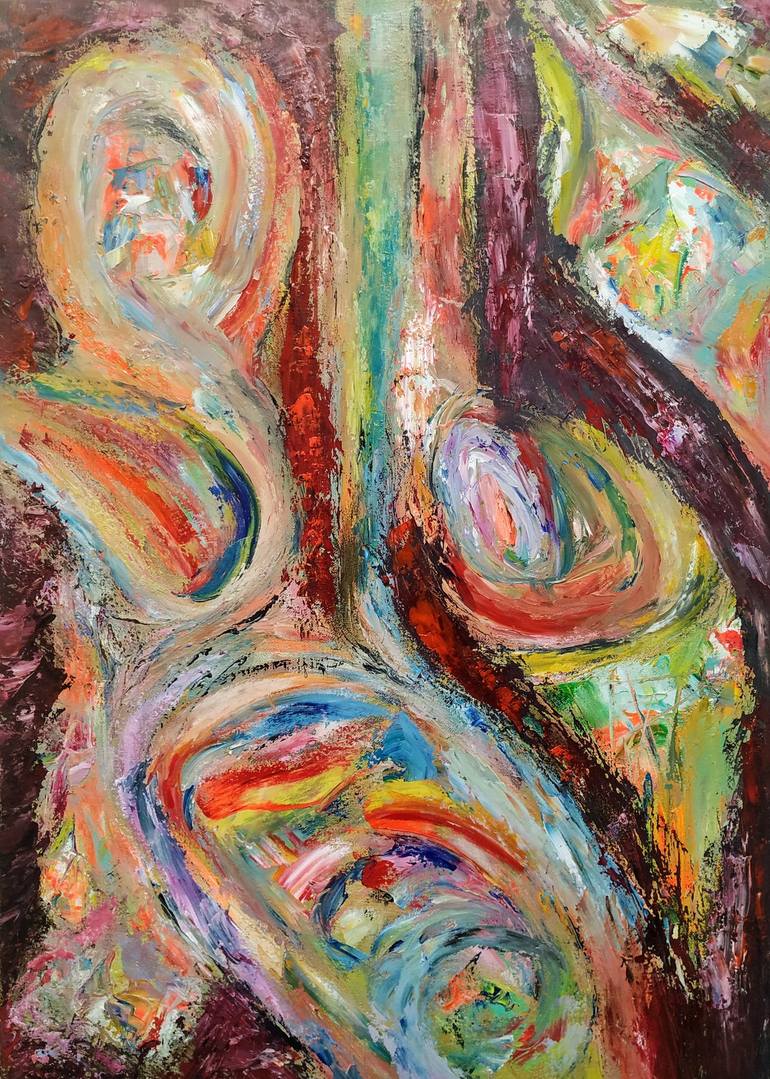 The obsession Painting by Dmytro Shadskykh | Saatchi Art