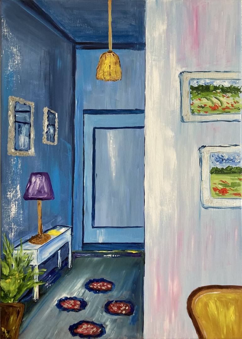 At home Painting by Hajnalka Fellmann | Saatchi Art