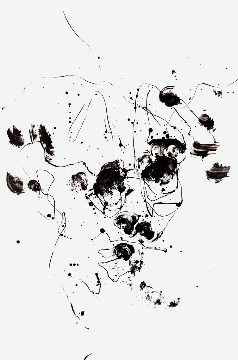 Invisible Portrait Nr.1 Drawing by Violeta Mackialo | Saatchi Art