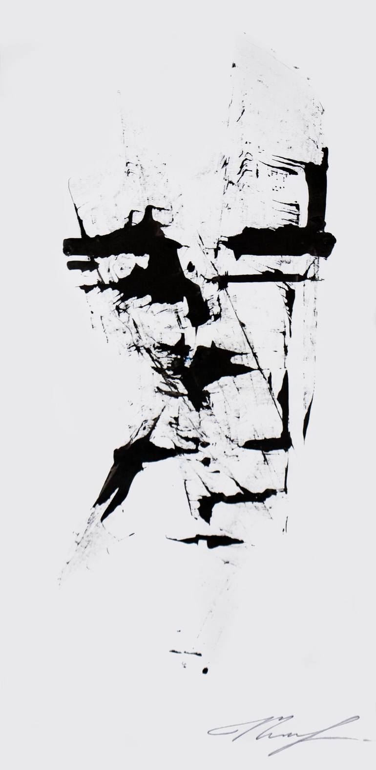 Invisible Portrait Nr.3 Drawing by Violeta Mackialo | Saatchi Art