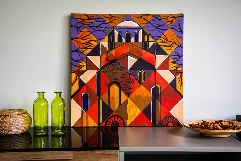 Old Monastery 2 Painting by Julia Mia | Saatchi Art