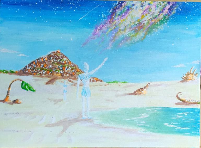 Planet Mul Painting by Elena Bogachkina | Saatchi Art