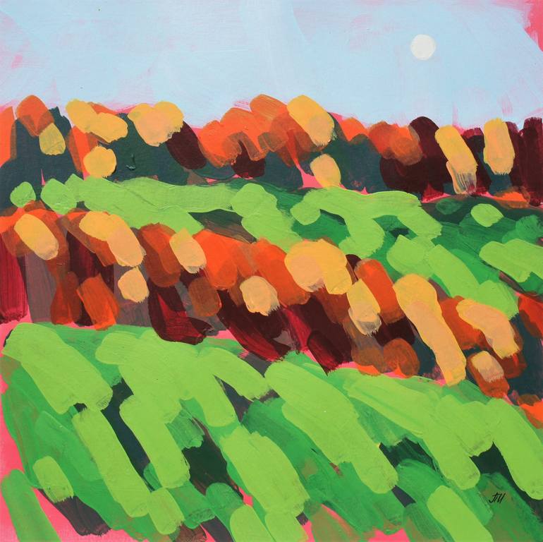 The first steps of autumn Painting by Irina Plaksina | Saatchi Art