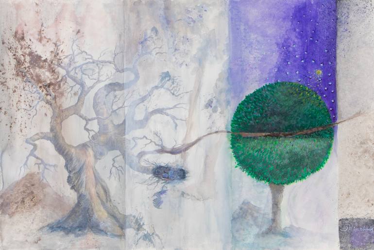 Magic Tree from Kingley Vale-Escapism Painting by Sofiya Nikolova ...