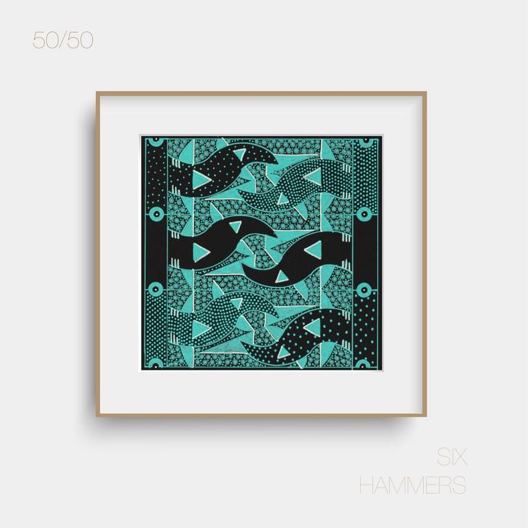 Six Hammers Painting by Las Nicho Issel | Saatchi Art