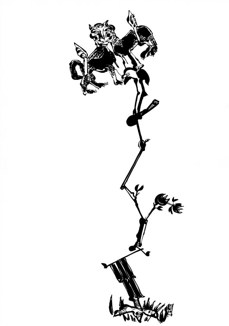 Fragility Series Drawing by Vadim Tishin | Saatchi Art