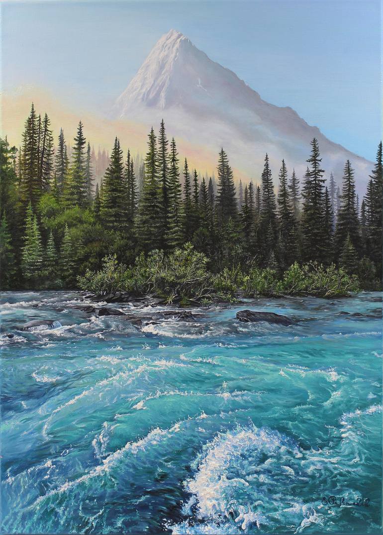 The way of four Painting by Ekaterina Polonskih | Saatchi Art