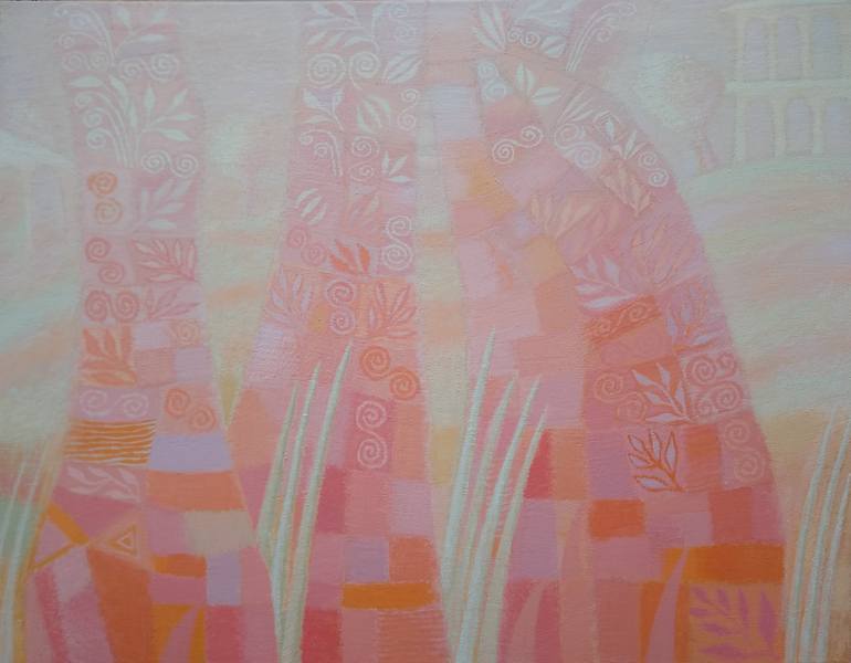 three figures Painting by Ildar Valeev | Saatchi Art