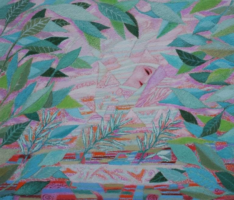 In the garden Painting by Ildar Valeev | Saatchi Art