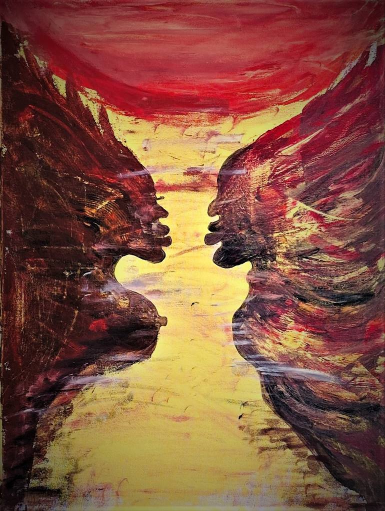 Souls Aligned Painting by Shondra Harris | Saatchi Art