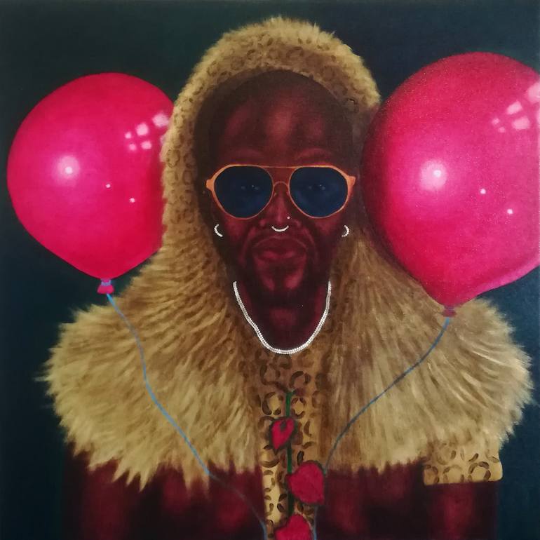 Nxele Painting by Simphiwe Kaka | Saatchi Art