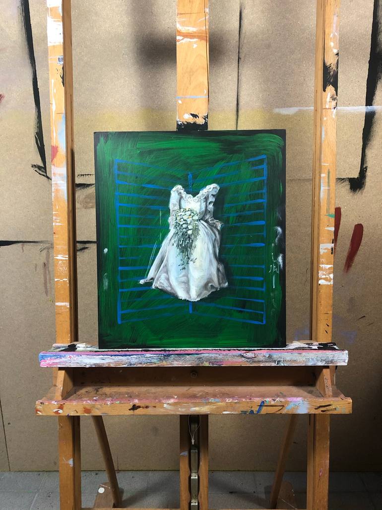 The dress Painting by Bart Koolen | Saatchi Art