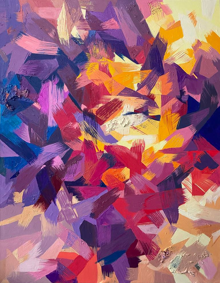 Where the light breaks ii Painting by Debas Adetoro | Saatchi Art