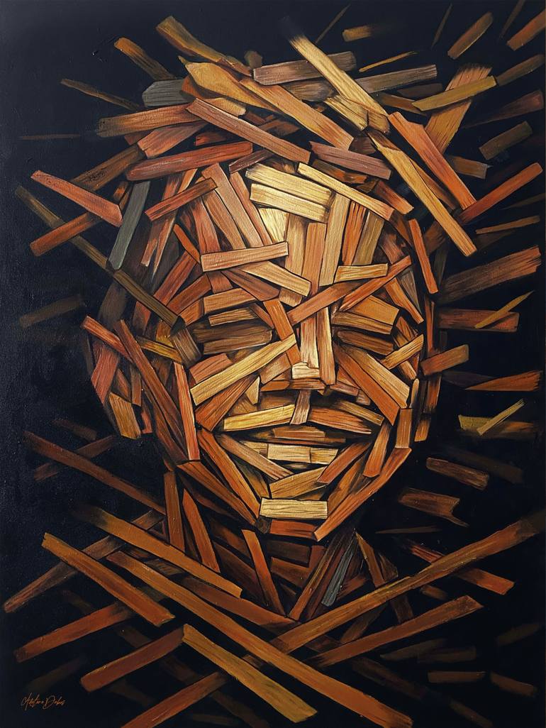 Young boy Dream Painting by Debas Adetoro | Saatchi Art United Kingdom