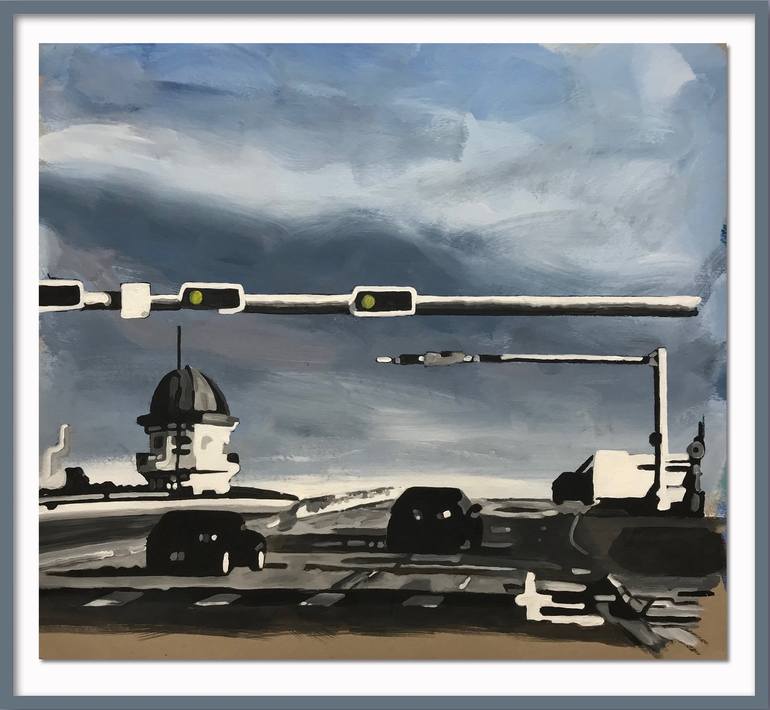 DRAWBRIDGE IN MIAMI Painting by Narbero Christian Bernard | Saatchi Art