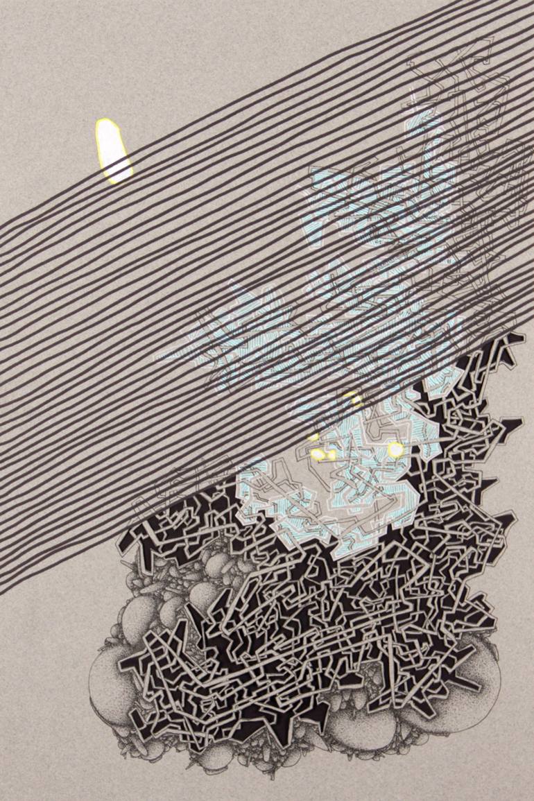 redacted.1 Drawing by Ben Rosecrans | Saatchi Art