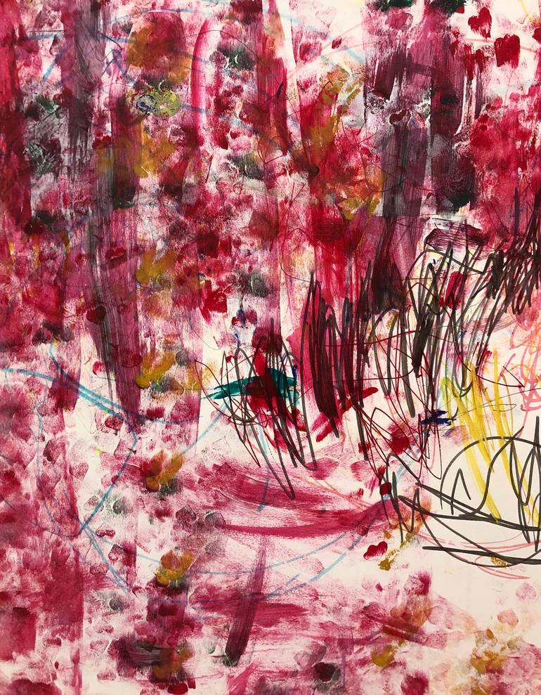 Falling Hearts ! Painting by Doo Doo | Saatchi Art