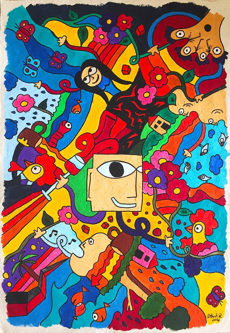 Colors Painting by Daniel Bordi | Saatchi Art