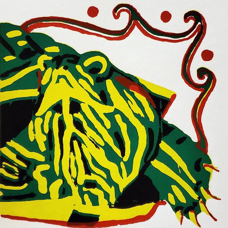 Stanley - Limited Edition of 5 Printmaking by Brittany Warren | Saatchi Art