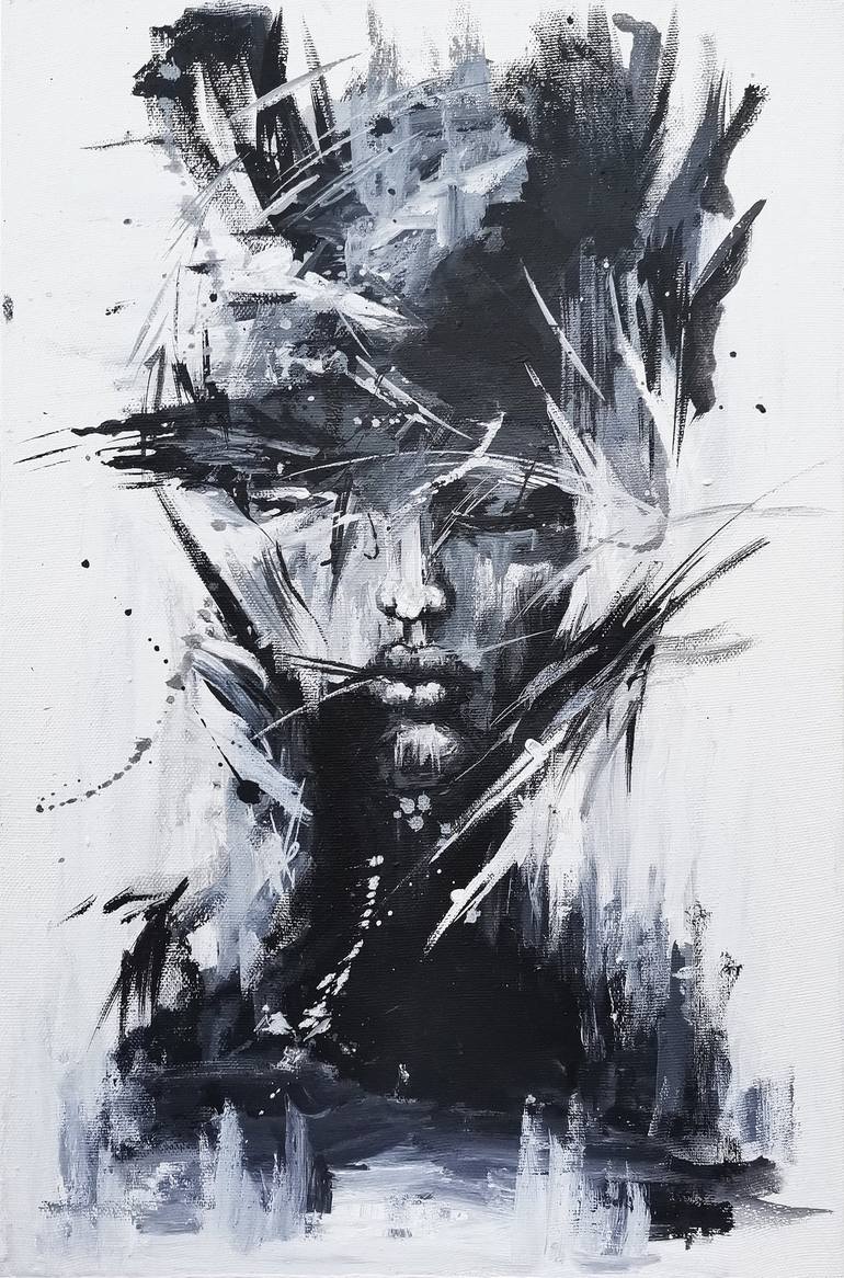 Conscience Painting by Anastasiia Sotnikova | Saatchi Art