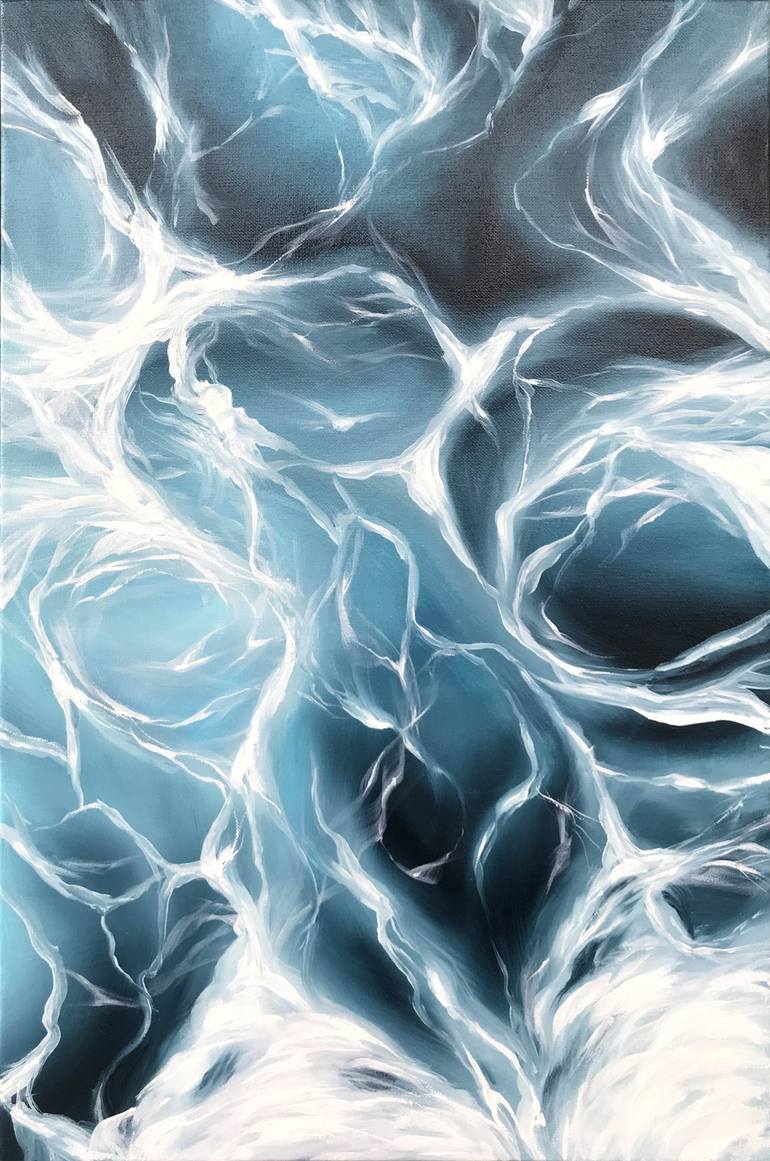 'Sea foam' Painting by Anna Kulak | Saatchi Art