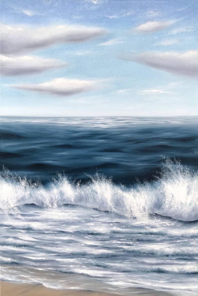 'Coastal landscape' Painting by ANNA KULAK | Saatchi Art