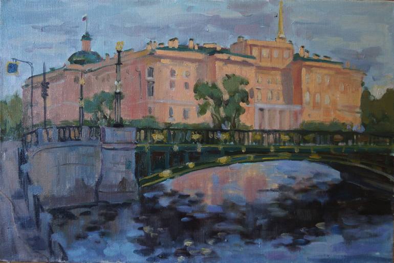 Mikhailovsky castle in St. Petersburg Painting by Inna Kunitzina ...