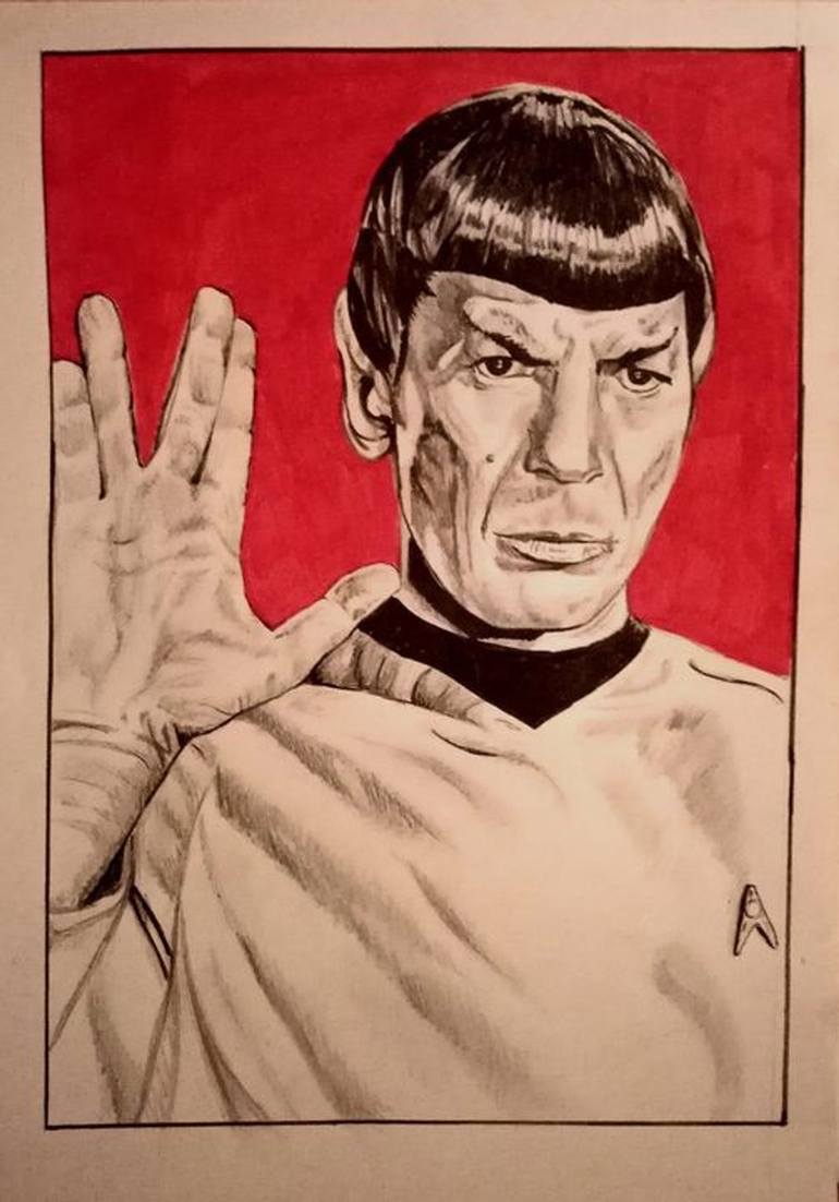 Spock Drawing by Suzanne Dighton | Saatchi Art