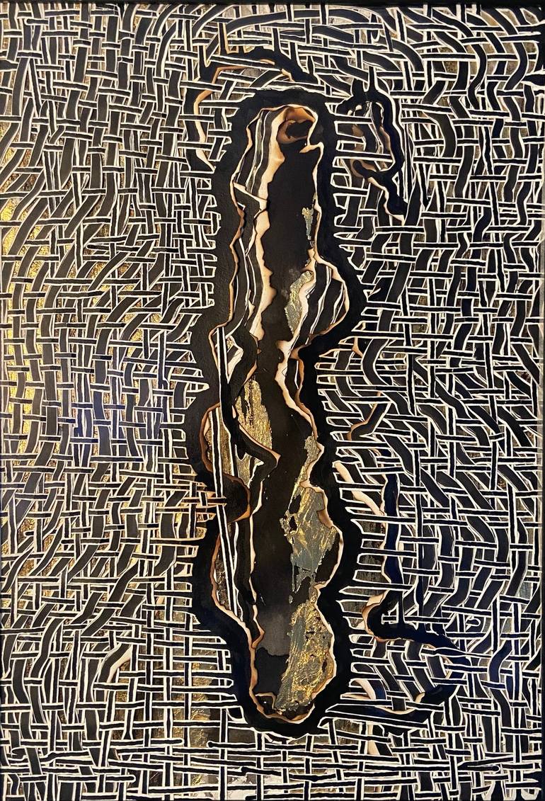 First Burn Painting by Mette Mitchell | Saatchi Art