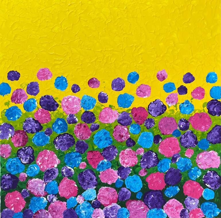 GARDEN Painting by Janvi Bhatt | Saatchi Art