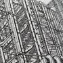 The Centre Pompidou Paris Drawing by Lera Ryazanceva | Saatchi Art