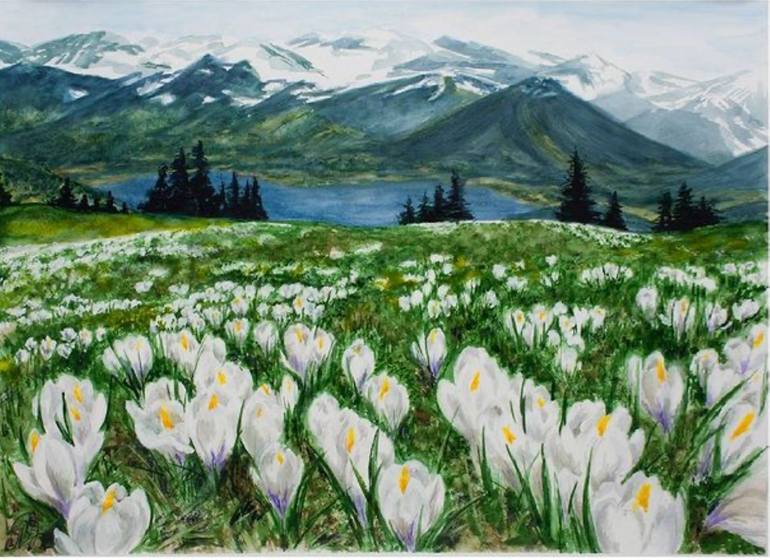 Children of Altai Painting by Tanya Palutina | Saatchi Art