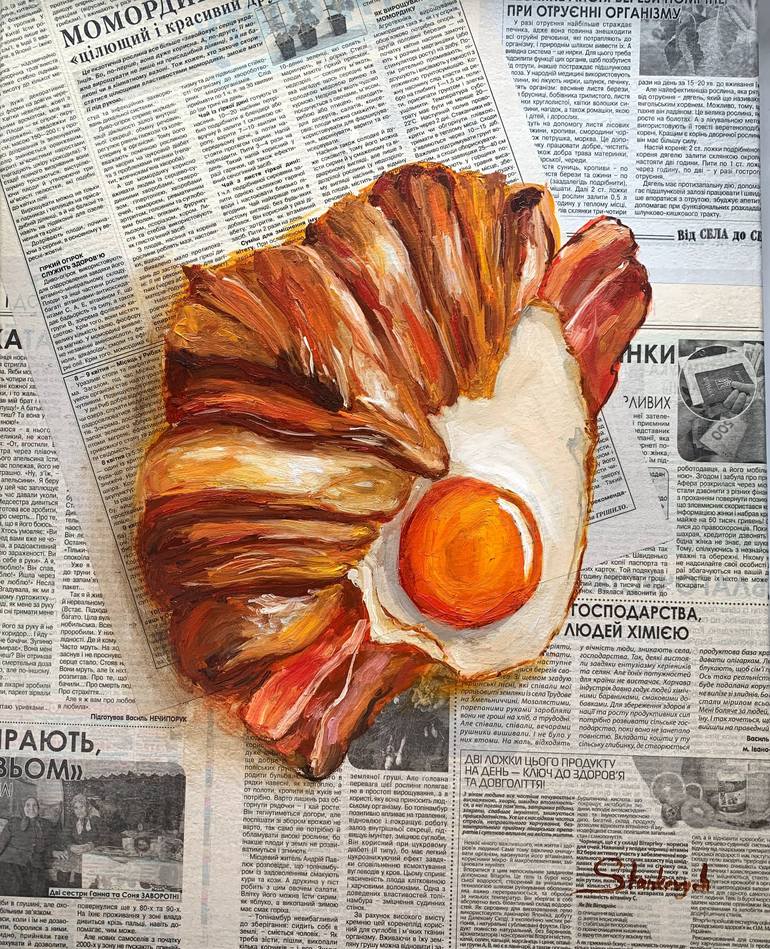 Breakfast With Newspaper