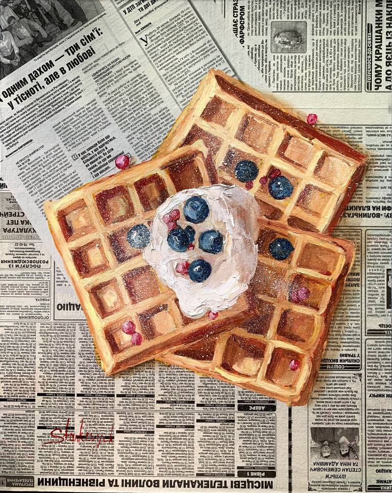 Waffles Collage by Juli Stankevych | Saatchi Art