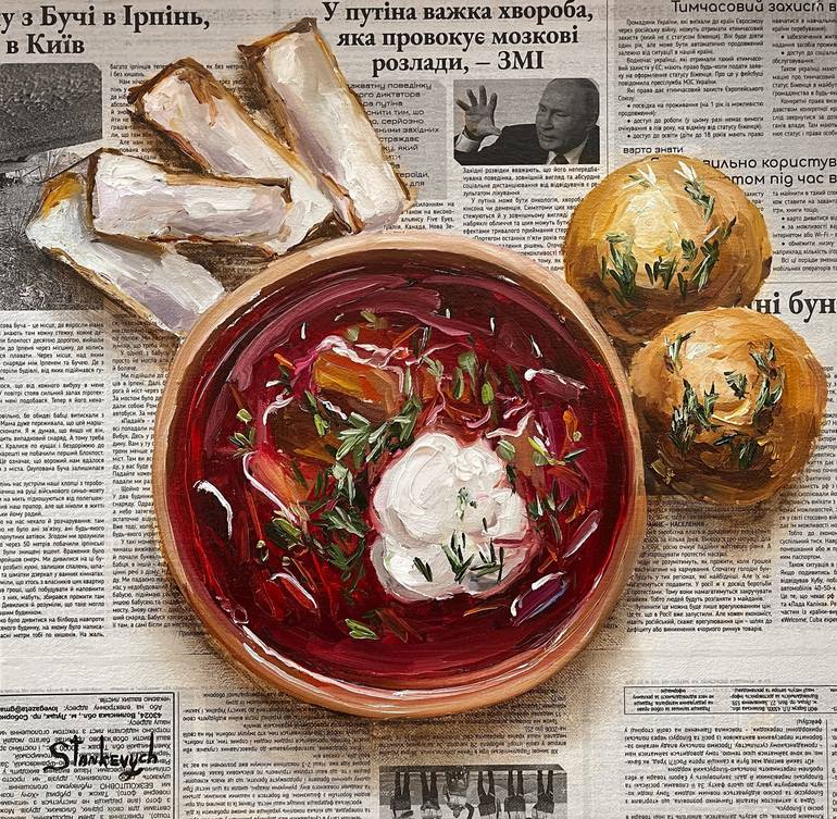 Borscht Painting by Juli Stankevych | Saatchi Art