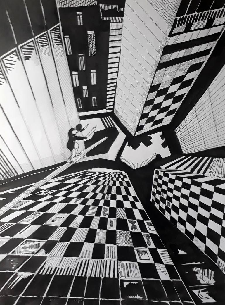 Height Drawing by Bykova Tatiana | Saatchi Art