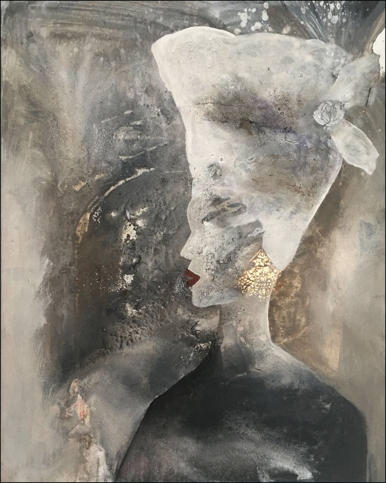 The governess Painting by Cornelia Hauch | Saatchi Art