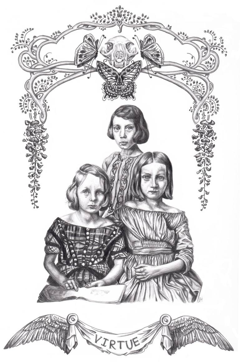 Prudence Drawing by Laura Hines | Saatchi Art