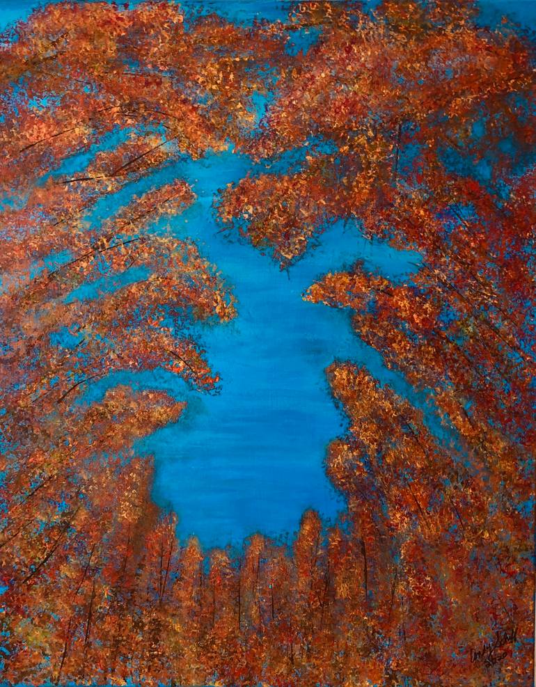 Look Up at Something Wonderful Painting by Andy Schiff | Saatchi Art