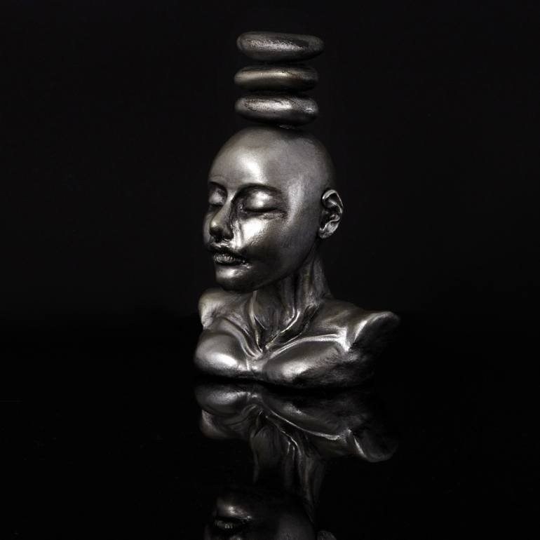 The Goddess Of Balance Sculpture by Natasha Goddess | Saatchi Art