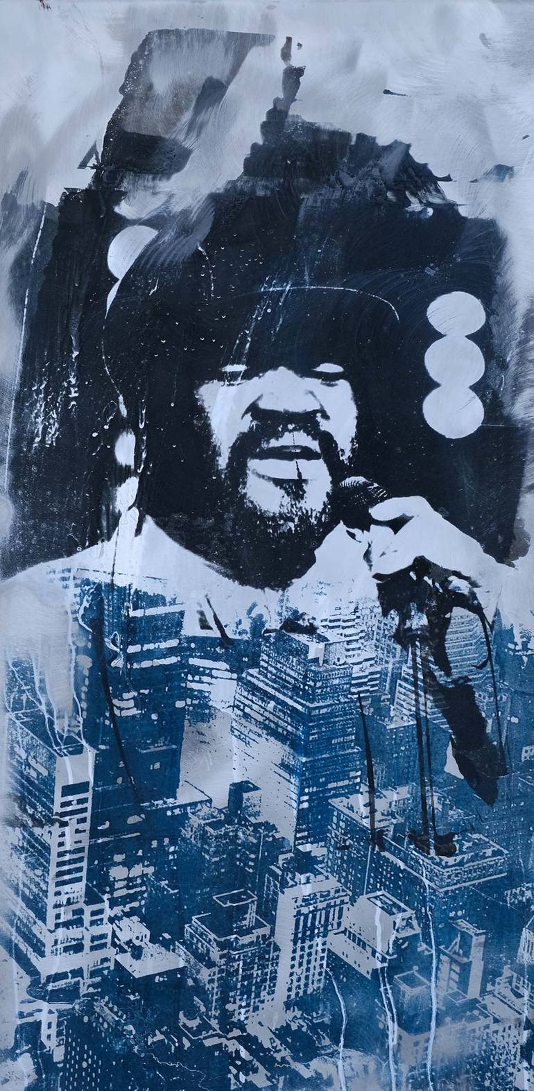 Gregory Porter Painting by Peter Smolka | Saatchi Art