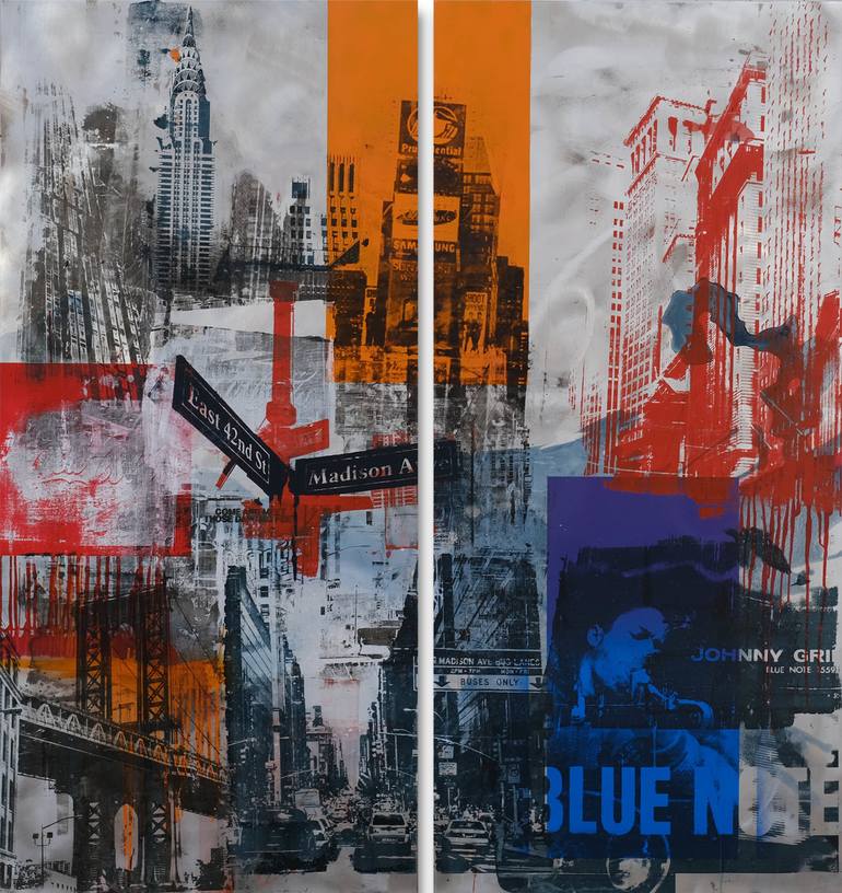 Blue Note Painting by Peter Smolka | Saatchi Art