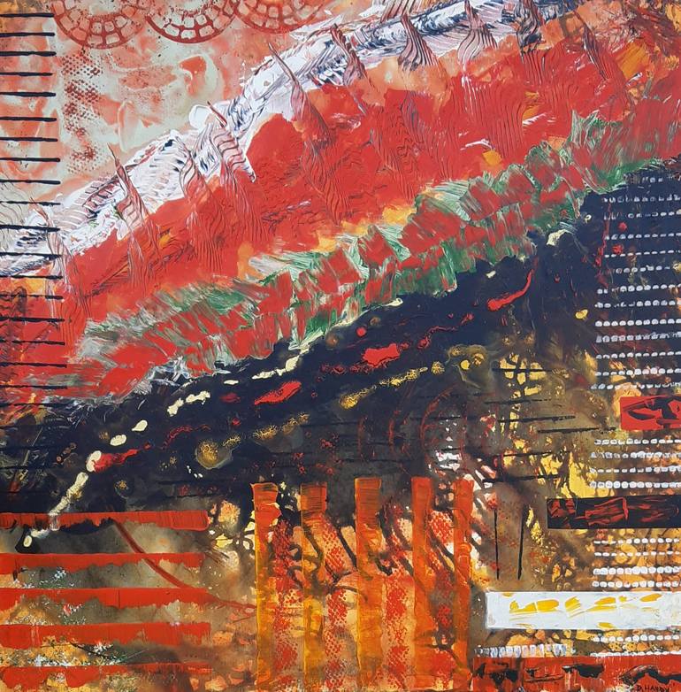 Abstract work Painting by David Hardy | Saatchi Art