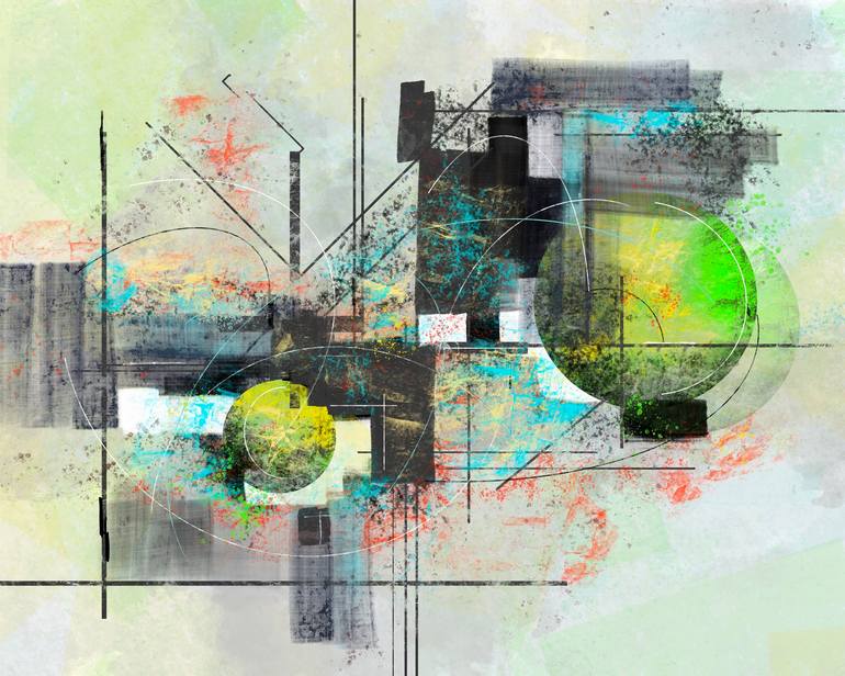 Time Dilation Digital by Mark Ross | Saatchi Art