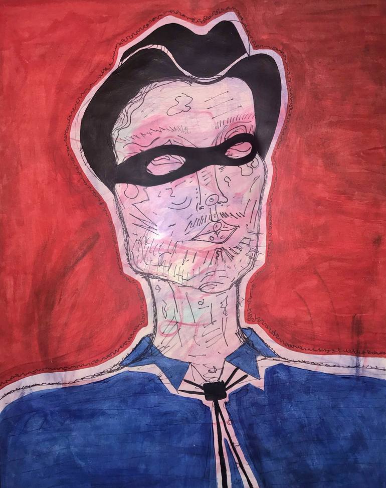 Bank Robber Painting by Gray Eades | Saatchi Art